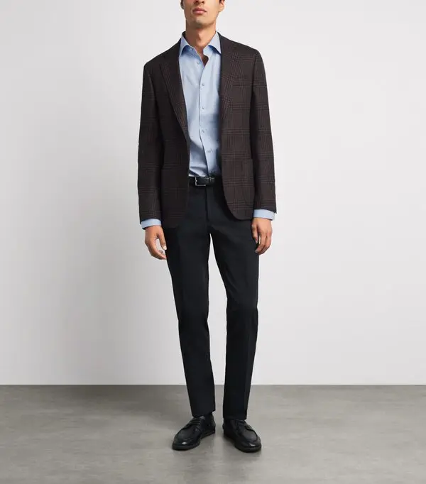 Eton Supima Cotton Check Slim Fit Shirt