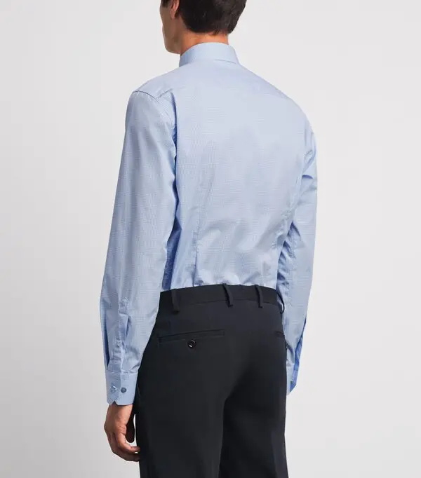 Eton Supima Cotton Check Slim Fit Shirt