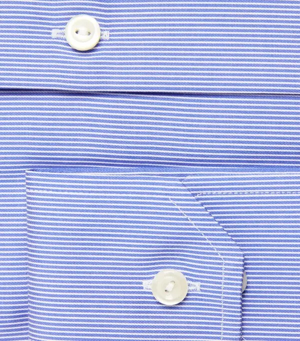Eton Cotton Stripe Contemporary Fit Shirt