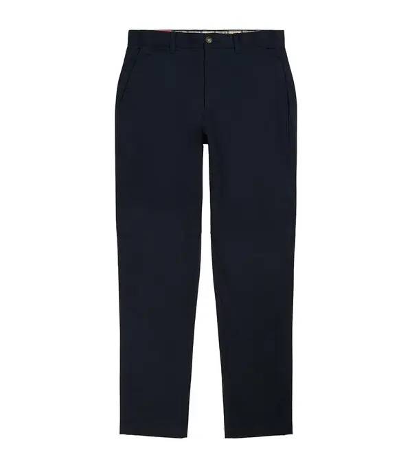 Barbour Sateen Tailored Trousers - Navy