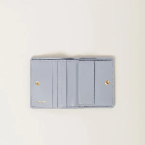 Miu Miu Small Matelassé Nappa Leather Wallet