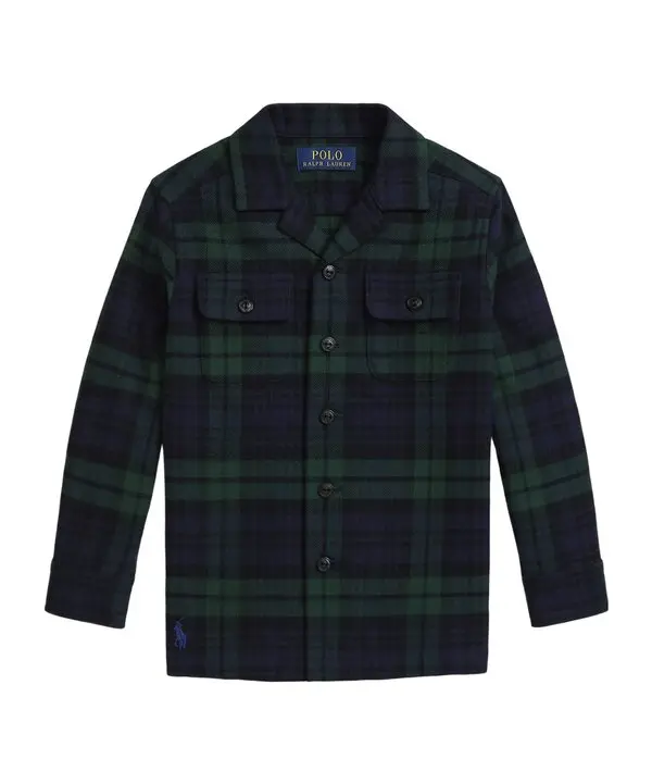 Polo Ralph Lauren Plaid Flannel Shirt With Classic Collar