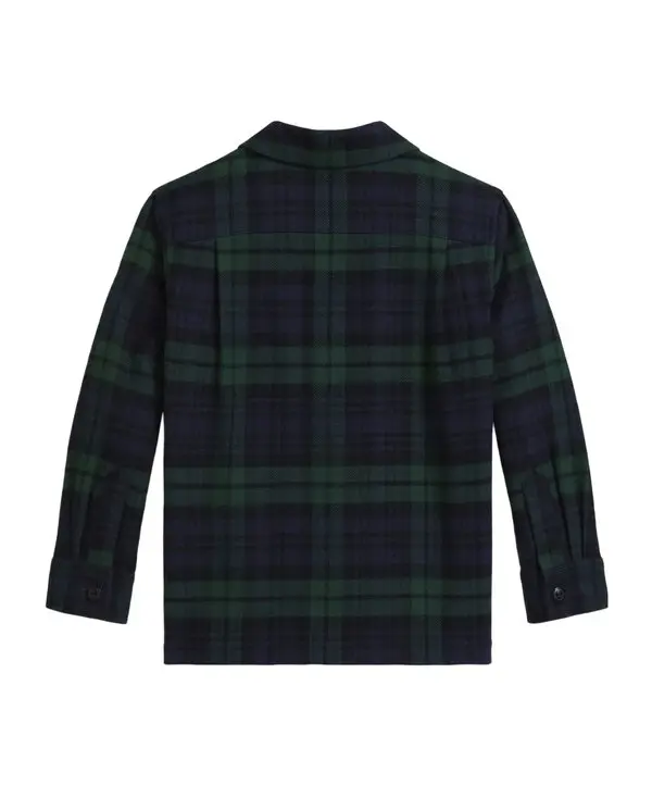 Polo Ralph Lauren Plaid Flannel Shirt With Classic Collar