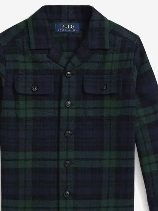Polo Ralph Lauren Plaid Flannel Shirt With Classic Collar