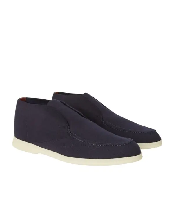 Loro Piana Gok Open Walk Casual Slip-on Shoes - Navy Blue