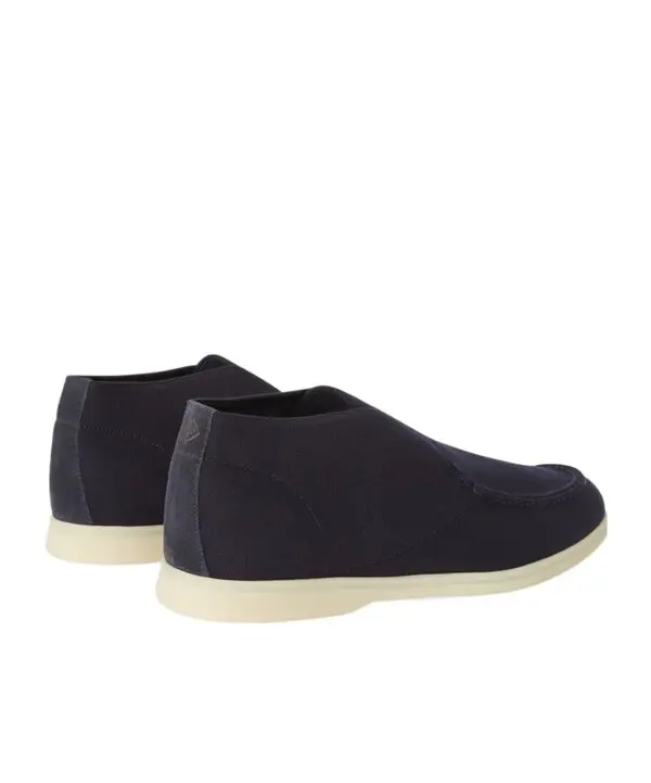 Loro Piana Gok Open Walk Casual Slip-on Shoes - Navy Blue
