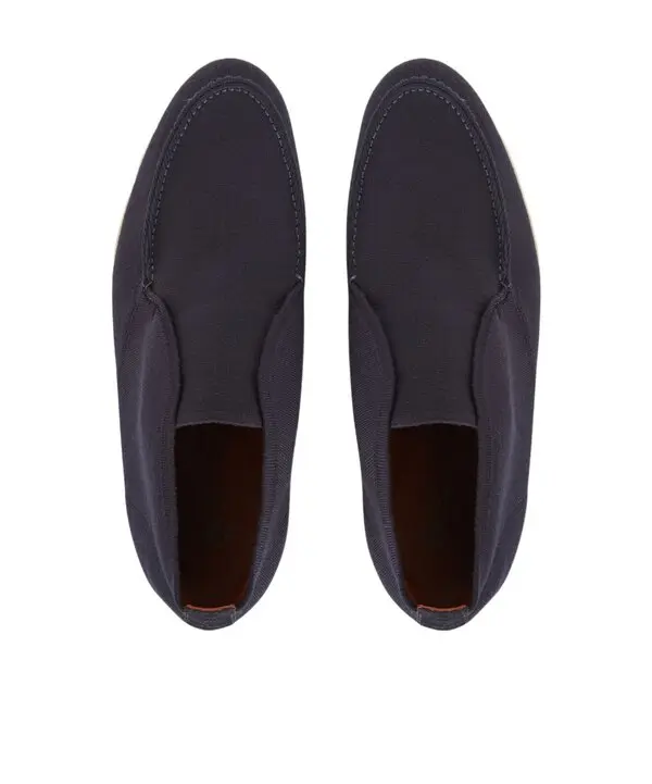 Loro Piana Gok Open Walk Casual Slip-on Shoes - Navy Blue