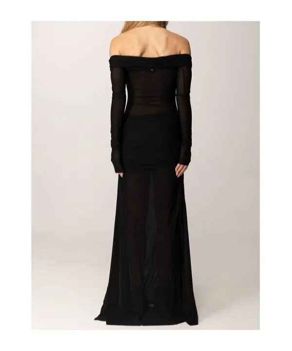 ANIYE BY Off-the-shoulder Draped Maxi Dress