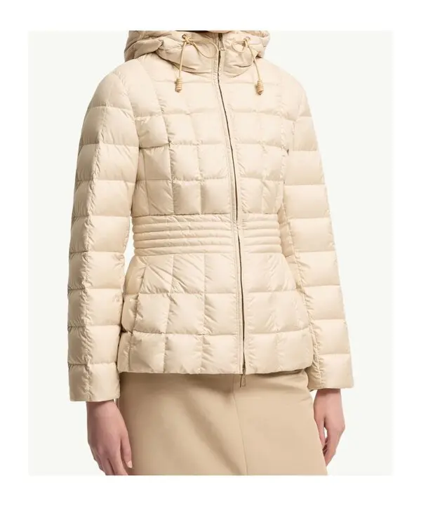 Moncler Engoulevent Square Quilted Hooded Short Down Jacket