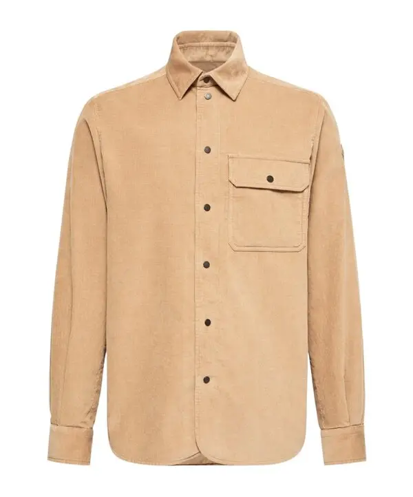 Moncler Corduroy Shirt - Nude