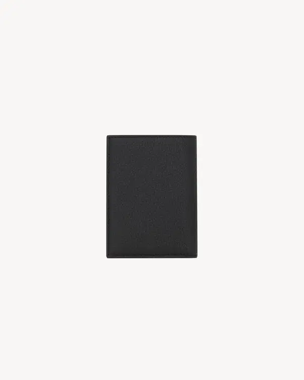 Saint Laurent Tiny Cassandre Credit Card Wallet
