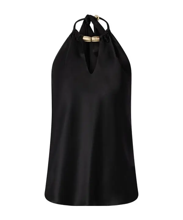 Pinko Bow-halter Neck Blouse