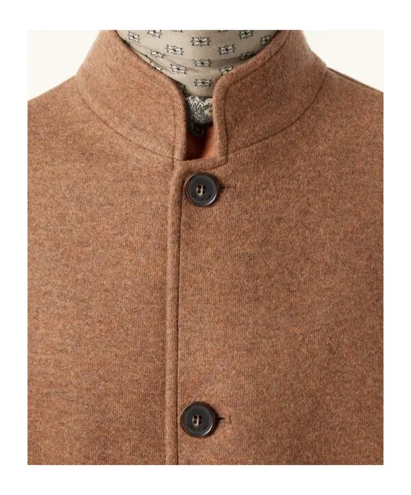 Loro Piana Stand-up Collar Single-breasted Jacket