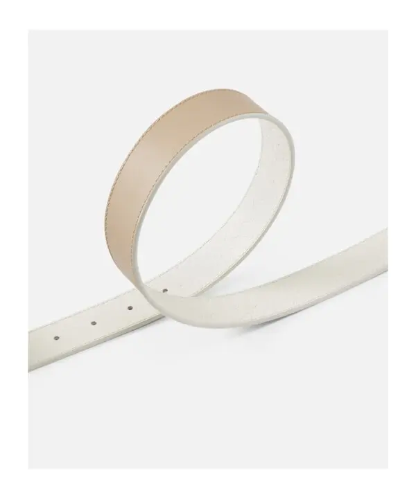 Pinko Double-face Leather Belt With Love Birds Buckle