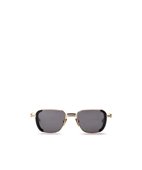 AKONI Geometric Sunglasses - Gray