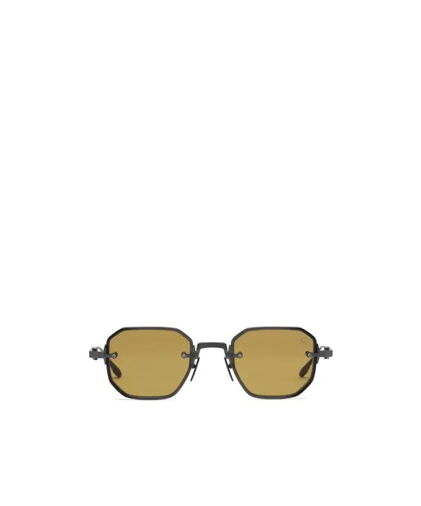 AKONI Geometric Sunglasses - Nude