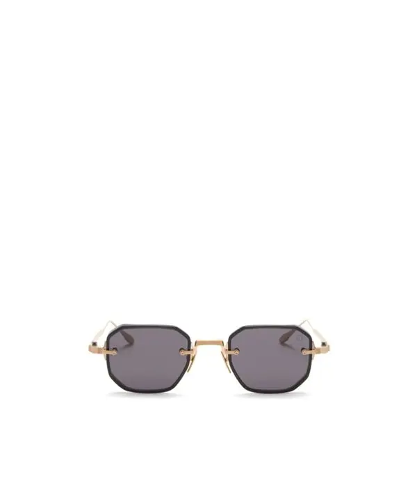 AKONI Geometric Sunglasses - Gray