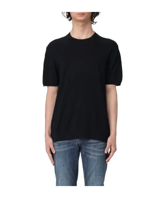 Armani Exchange Crew-neck Fine-knit T-shirt