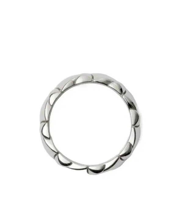Burberry Shield Segment Sterling Silver Ring