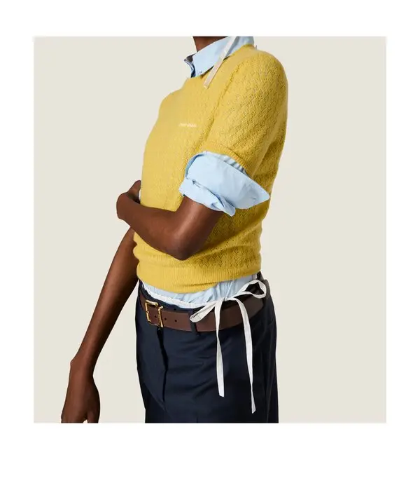 Miu Miu Cashmere And Silk Sweater