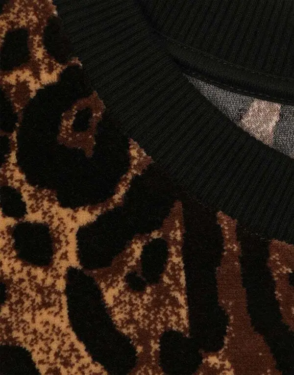 Dolce & Gabbana Leopard-jacquard Chenille Jumper