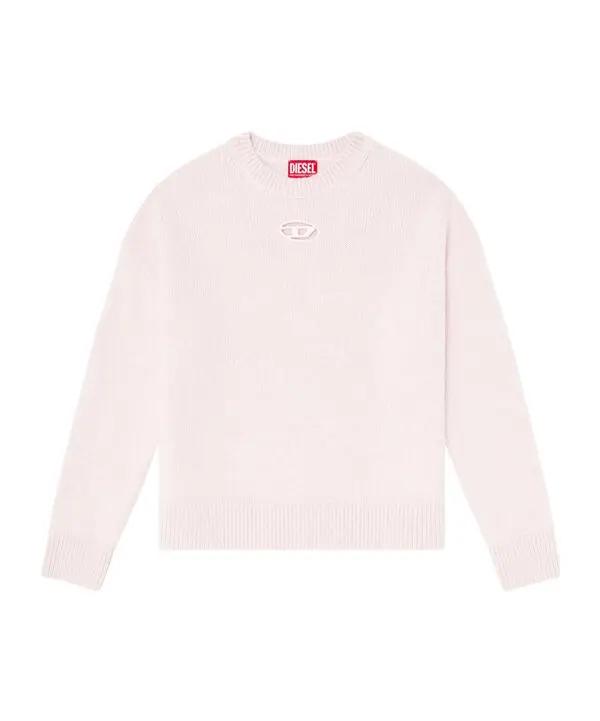 DIESEL® Jumper In Wool And Alpaca Blend - Light Pink