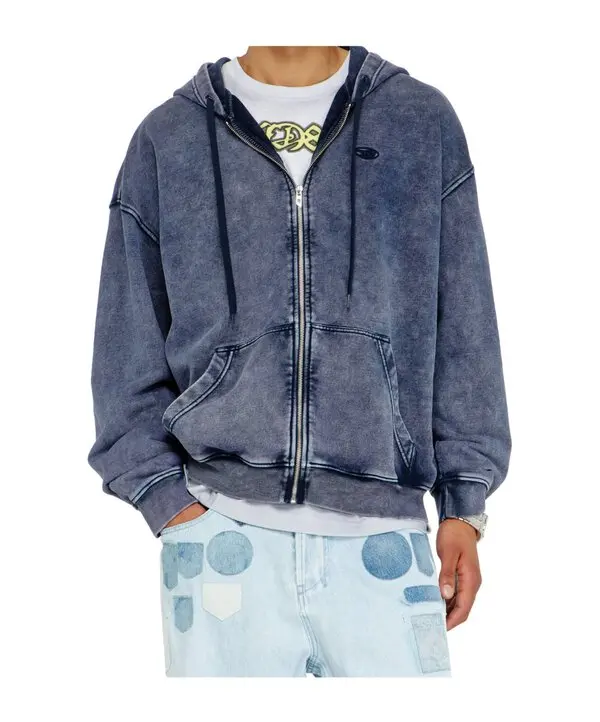 DIESEL® S-boxt-hood-zip-den Sweater