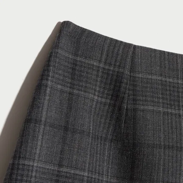 Gucci Checked Fine Wool Mini Skirt