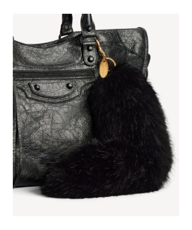 Balenciaga Charm/keychain Faux Fur Tail