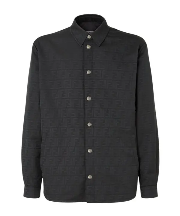 Fendi Ff Zucca Jacquard Nylon Blouson