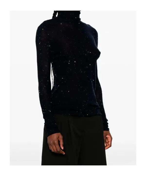 Pinko Turtleneck Knitted Jumper - Black