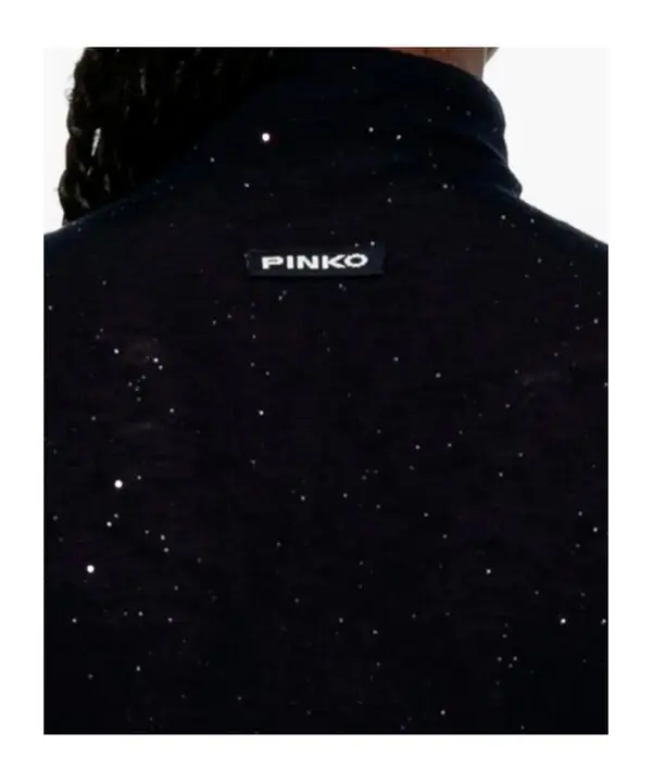 Pinko Turtleneck Knitted Jumper - Black