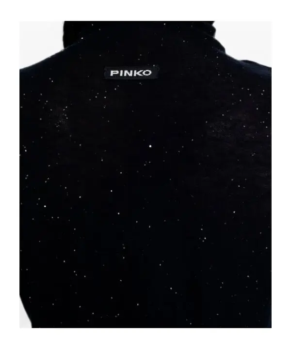 Pinko Turtleneck Knitted Jumper - Black