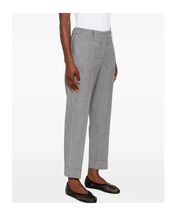 Peserico Concealed Closure Tailored Trousers