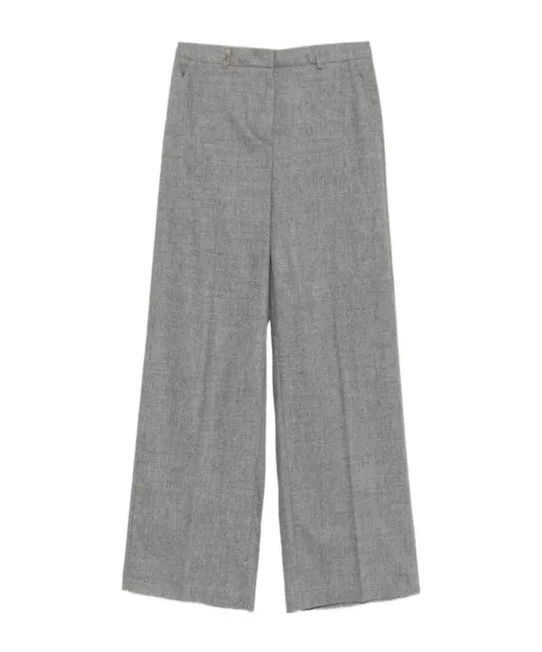 Peserico Wide-leg Melange Trousers