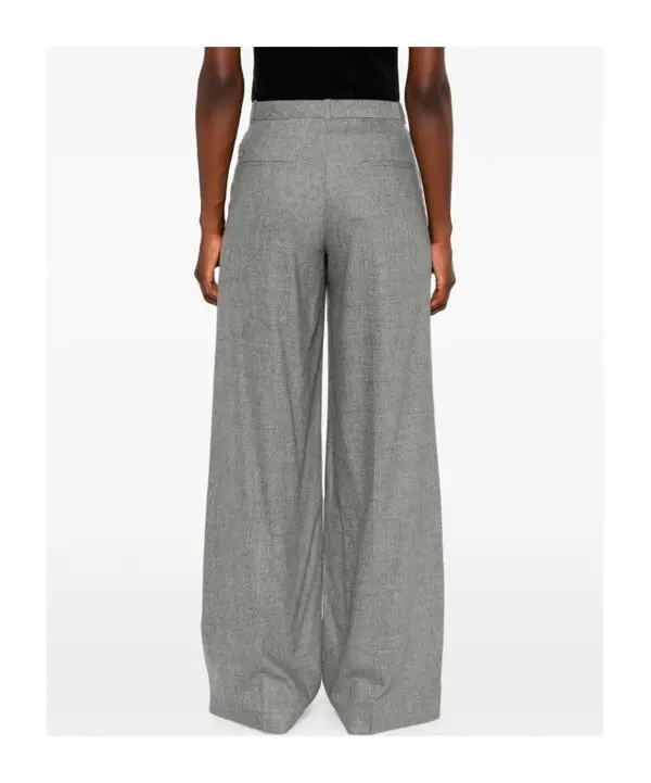 Peserico Wide-leg Melange Trousers