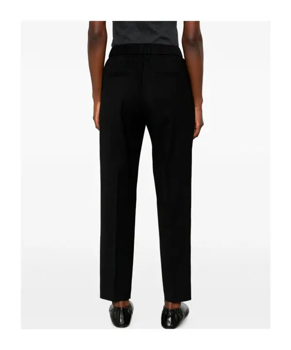 Peserico Elasticated Waistband Pressed Crease Trousers
