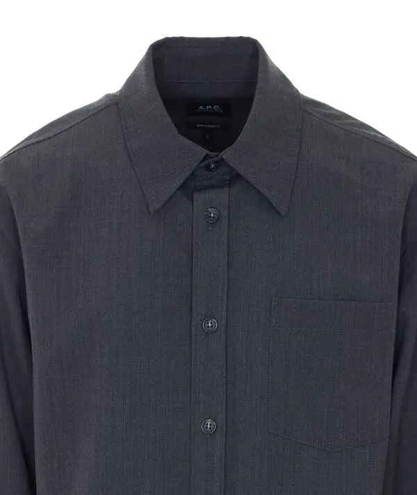 A.p.c. Long-sleeve Shirt Jacket