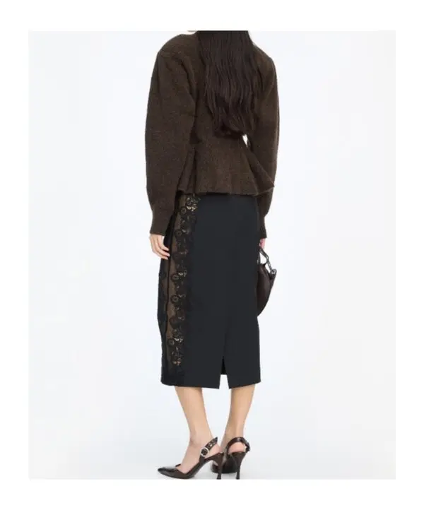 ROTATE BY BIRGER CHRISTENSEN Peplum Cardigan