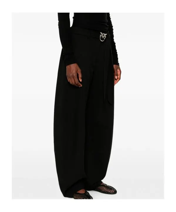 Pinko Love Birds Straight Leg Trousers
