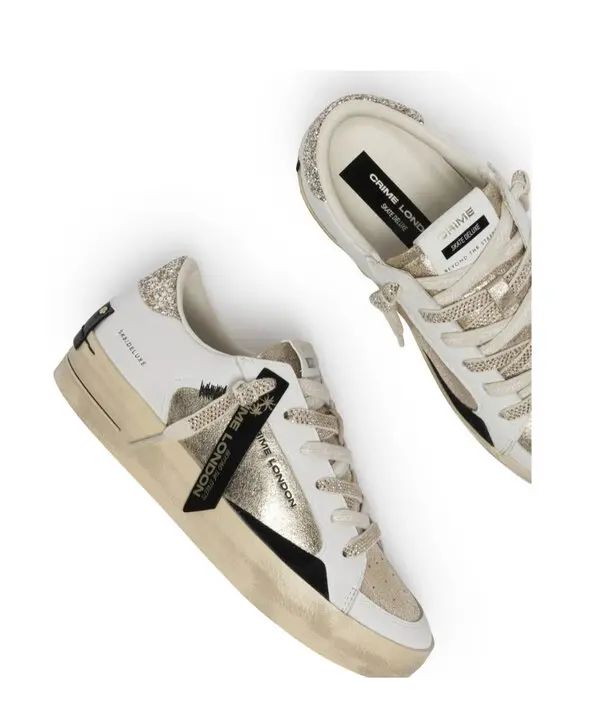 CRIME LONDON Round-toe Sneakers