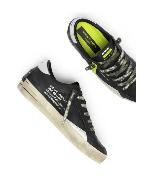 CRIME LONDON Round-toe Sneakers