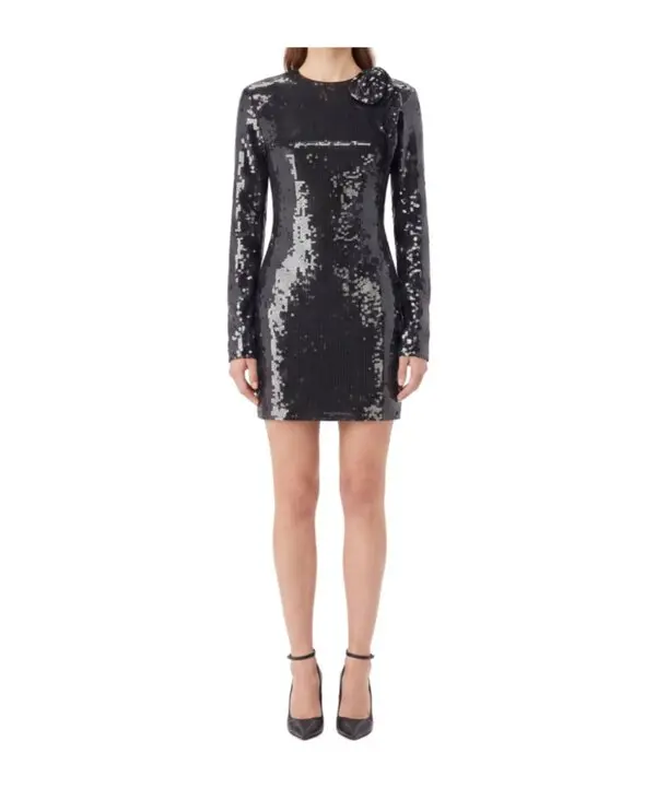 ROTATE BY BIRGER CHRISTENSEN Sequined Mini Dress