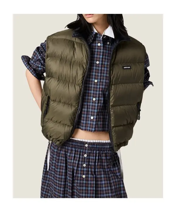 Miu Miu Lightweight And Thick Down Vest