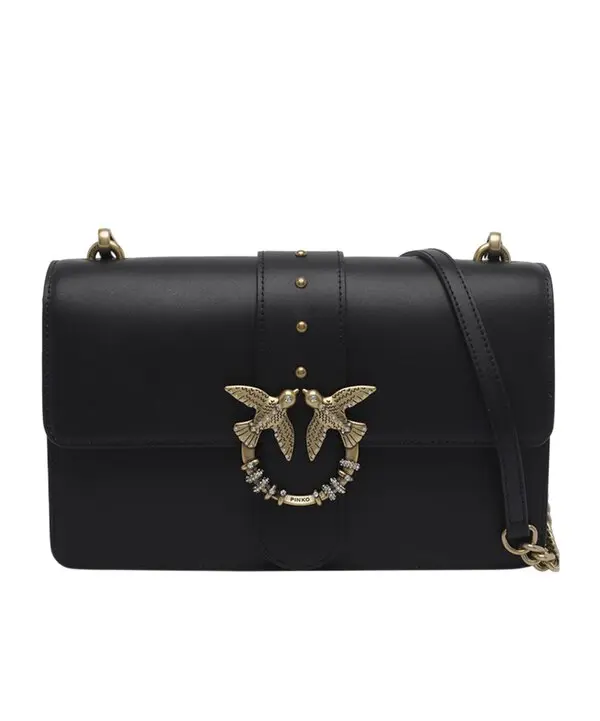 Pinko Logo Plaque Shoulder Bag