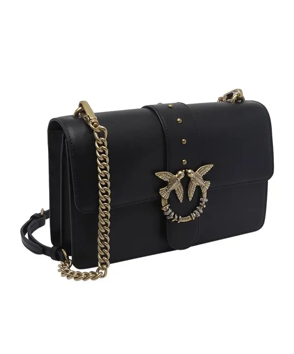 Pinko Logo Plaque Shoulder Bag