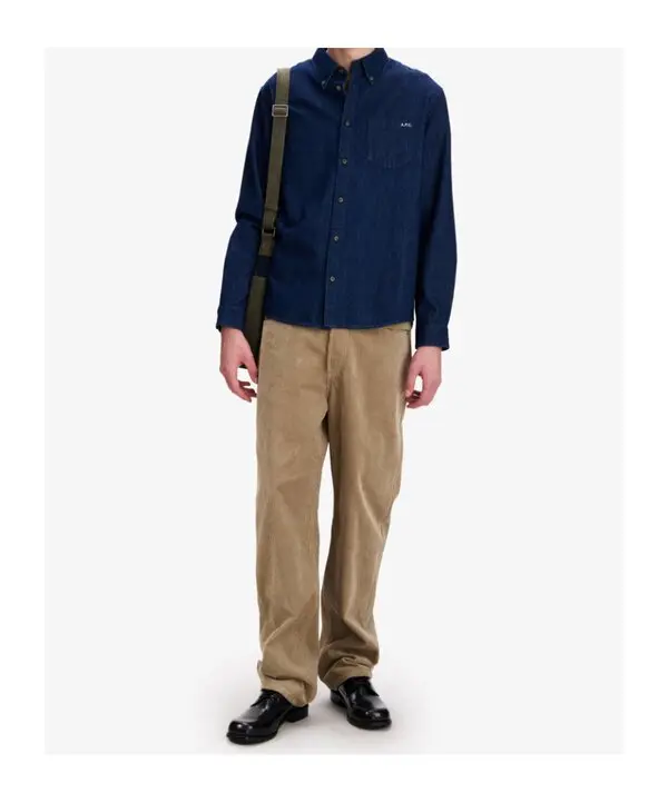 A.p.c. Blue Lightweight Denim Shirt