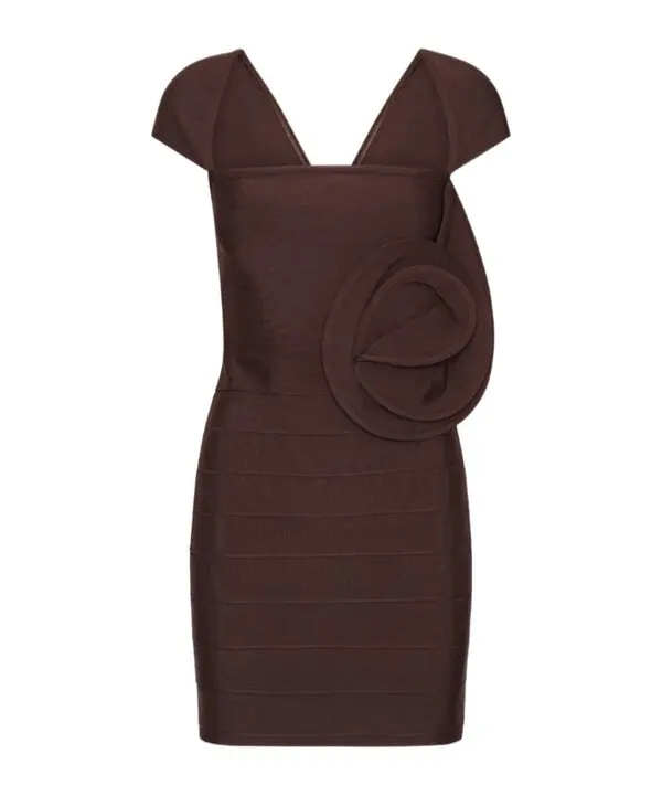 ROTATE BY BIRGER CHRISTENSEN Rose Cap-sleeve Mini Dress