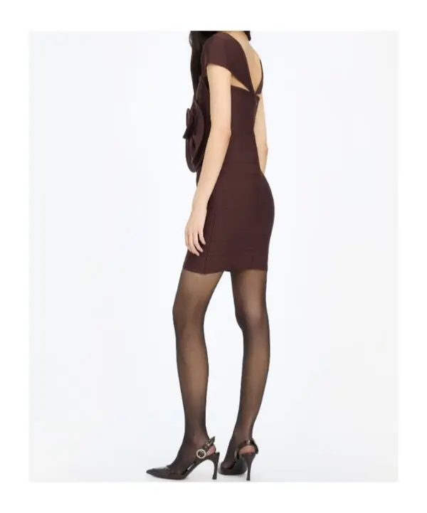 ROTATE BY BIRGER CHRISTENSEN Rose Cap-sleeve Mini Dress