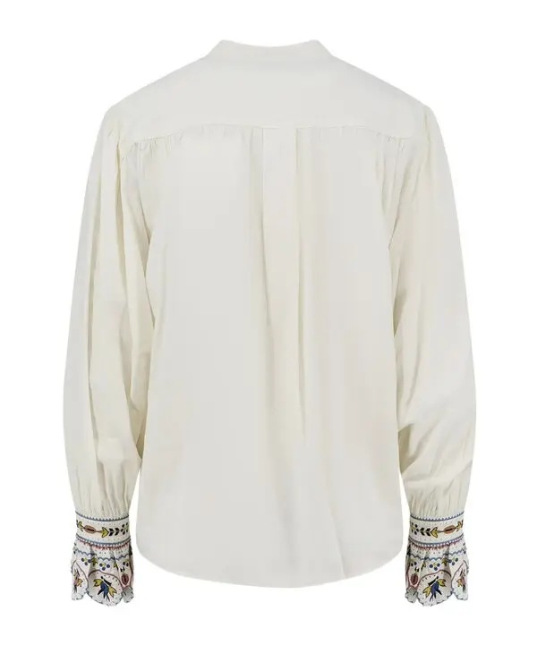 Isabel Marant Étoile Monique Embroidered Blouse - White